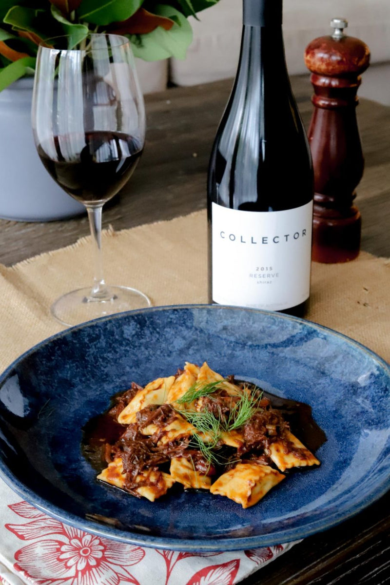 Tash Shan's fennel agnolotti with oxtail ragu – Collector Wines